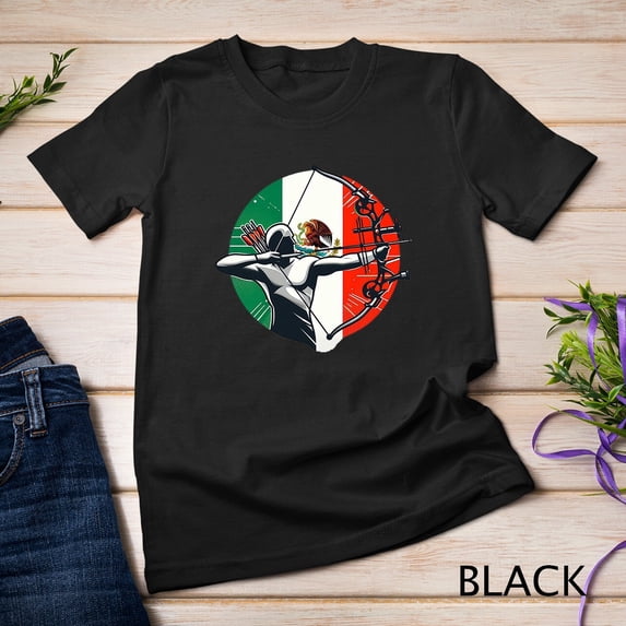 Archery Fighter Archery Mexico Flag T-Shirt - Walmart.com