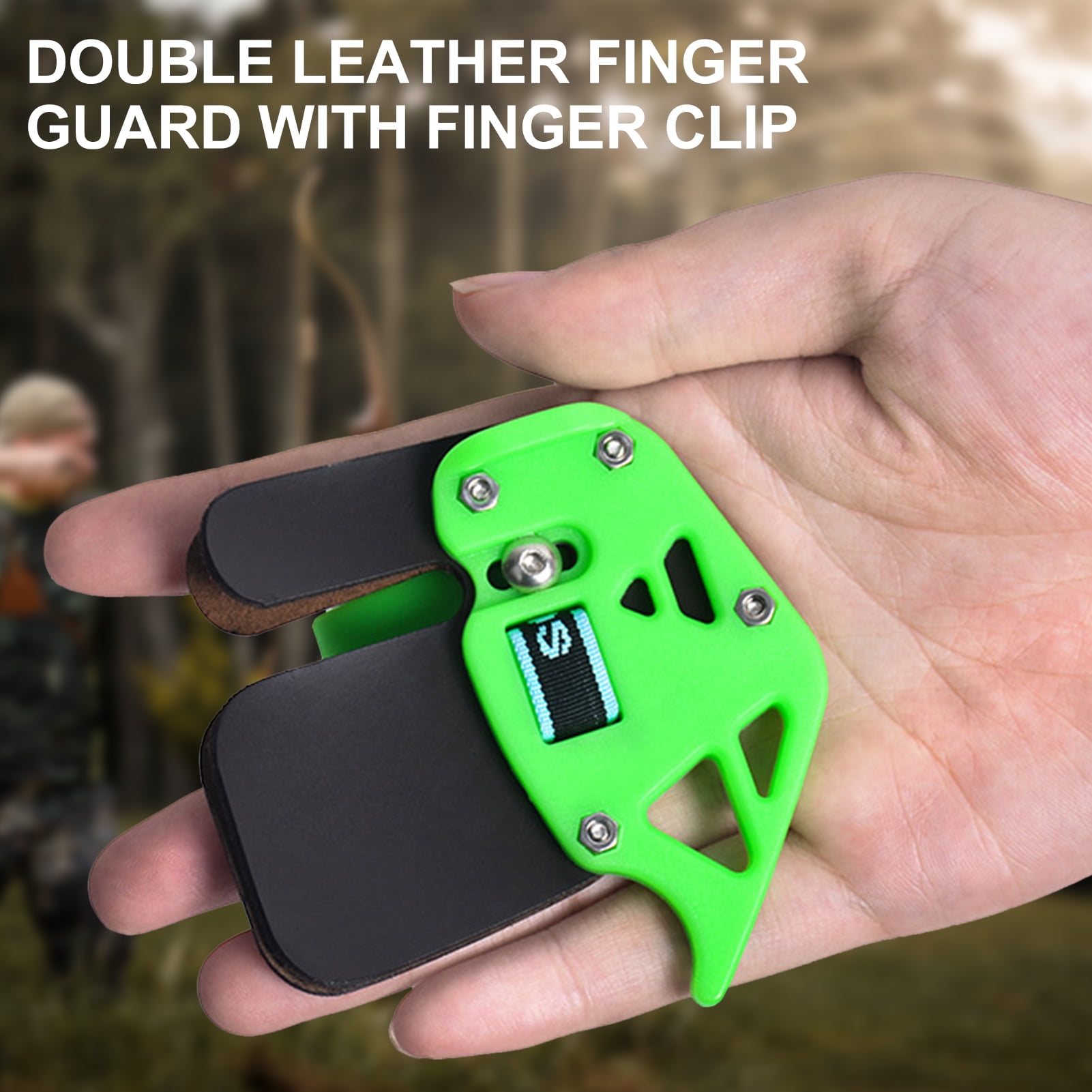 Archery Finger Guard Wear-Resisting Adjustable Ergonomic Design Right ...