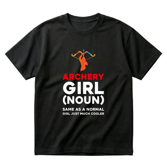 Archery Girl Archer Arrows Cooler Woman Gift T-Shirts - Walmart.com