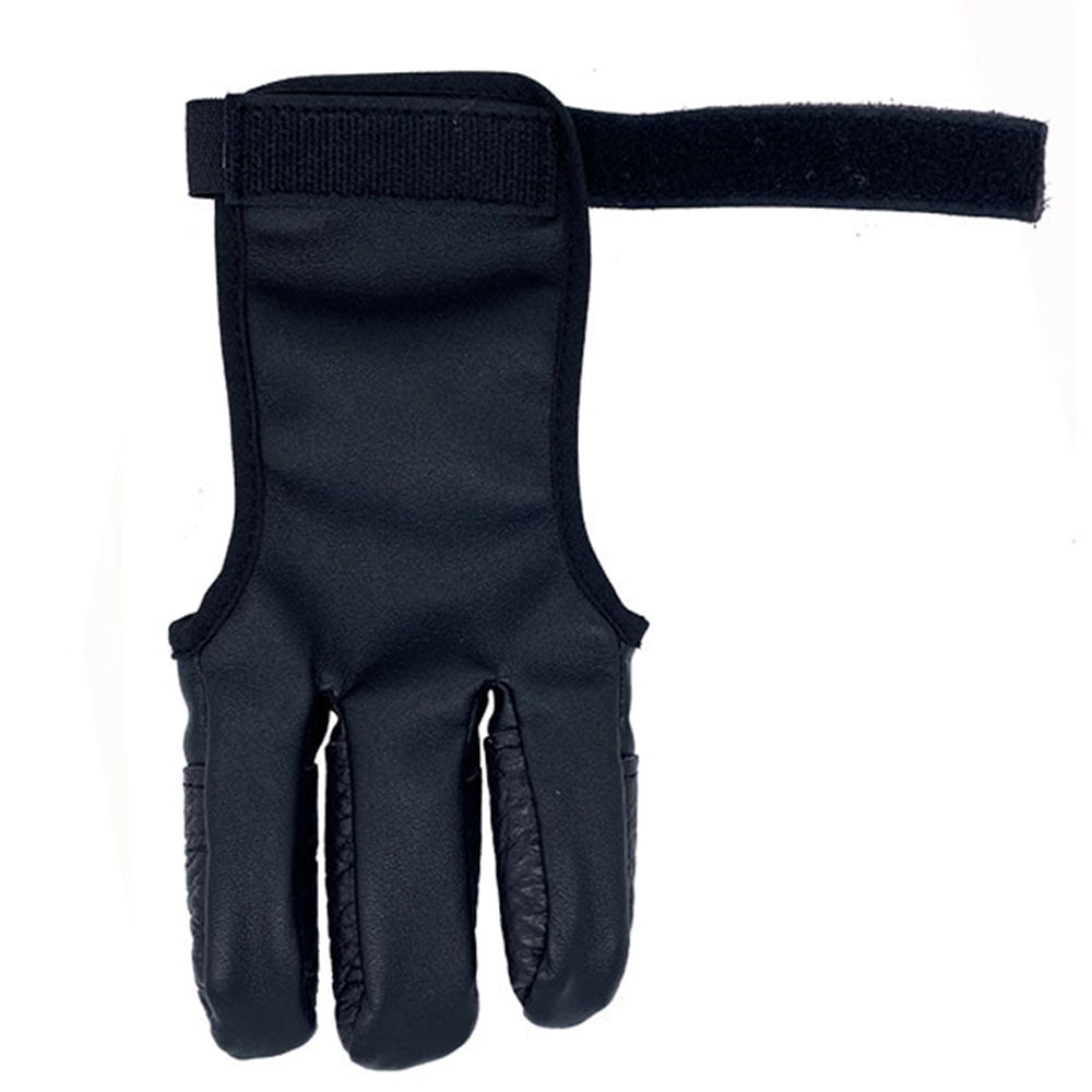 Archery Glove Finger Tab Accessories - Leather Gloves for Recurve ...