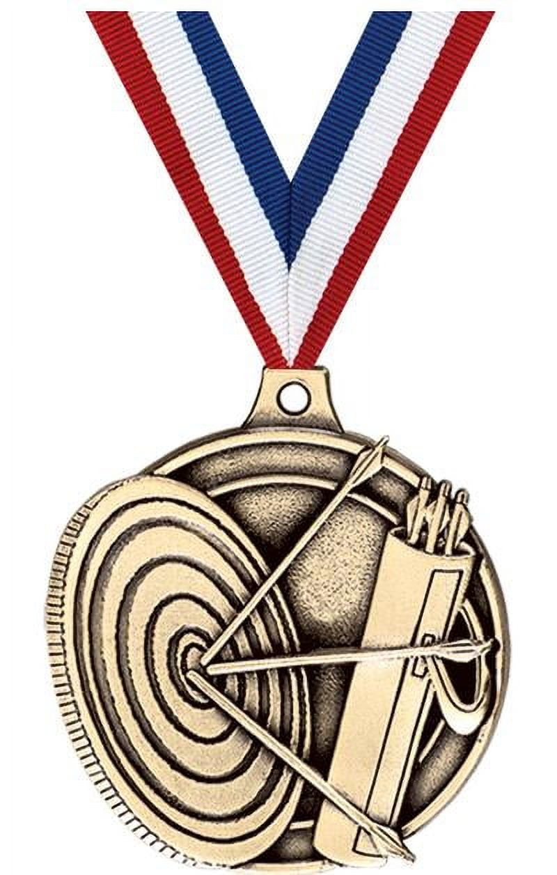 Archery Medals, 2" Gold Diecast Archery Medal Award 5 Pack - Walmart.com