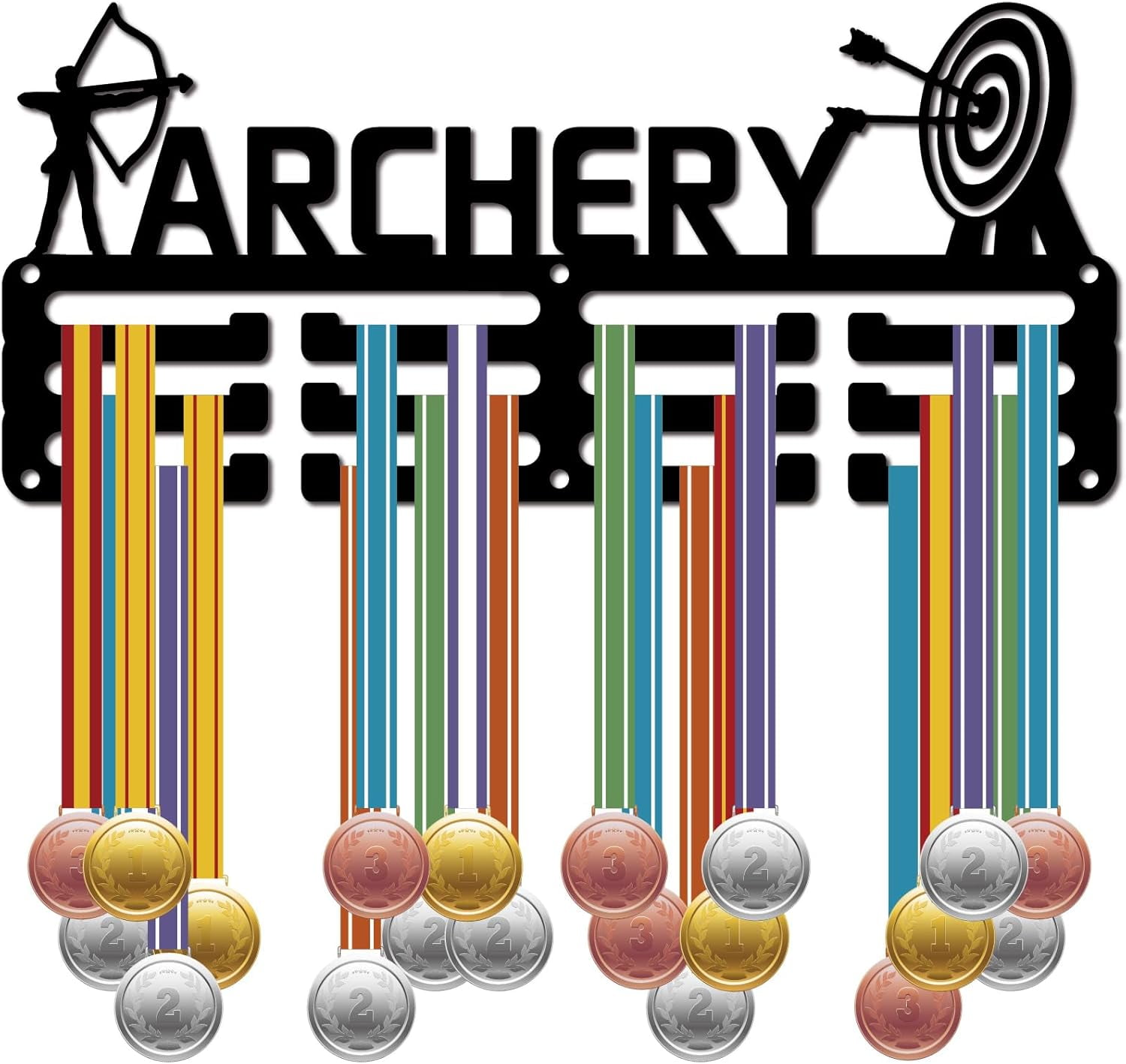 Archery Medals Rack Sports Medal Holder Hanger Storage Small Black Iron ...