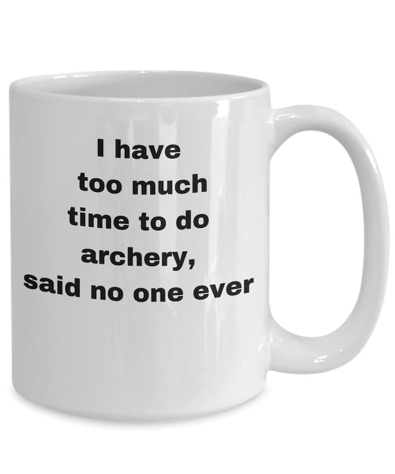 Archery Mug – Gift for Archers, Bow and Arrow Enthusiasts, Target ...