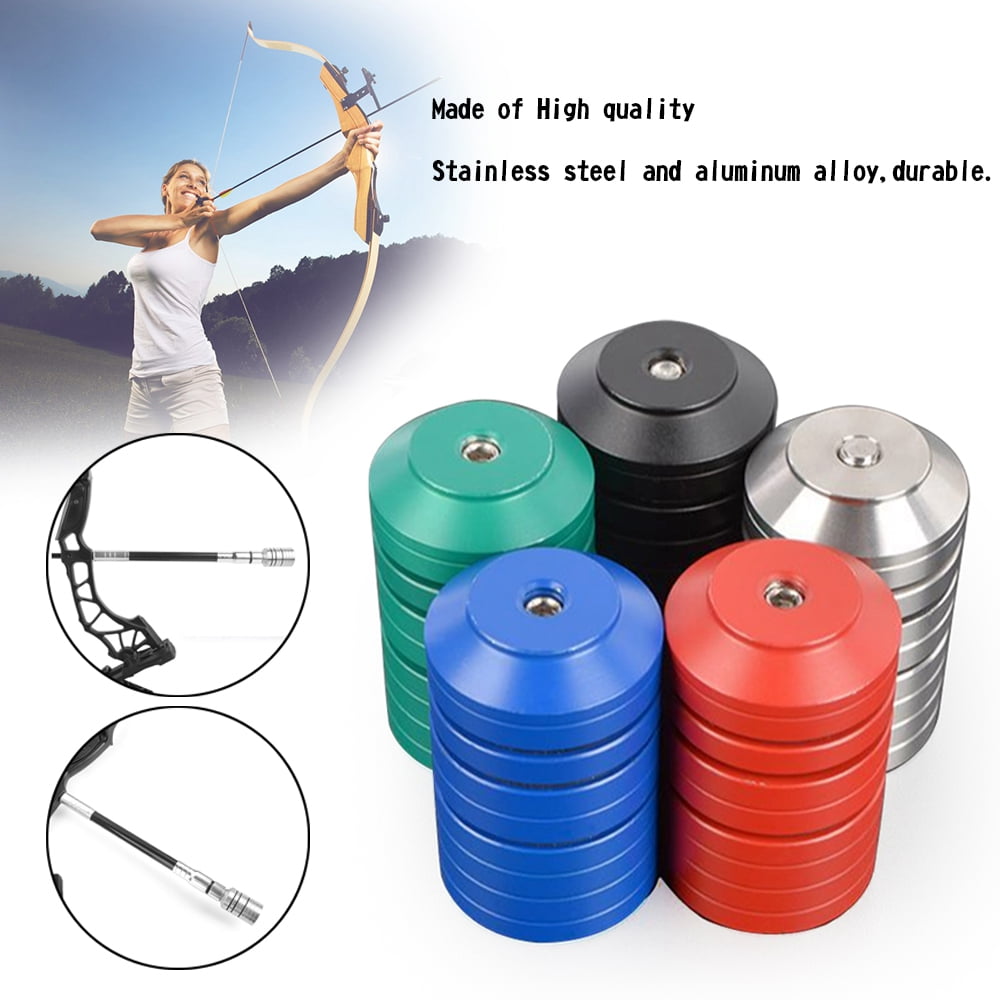 Archery Stabilizer Weight Kit Balance Bar Bow Riser Counterweight ...
