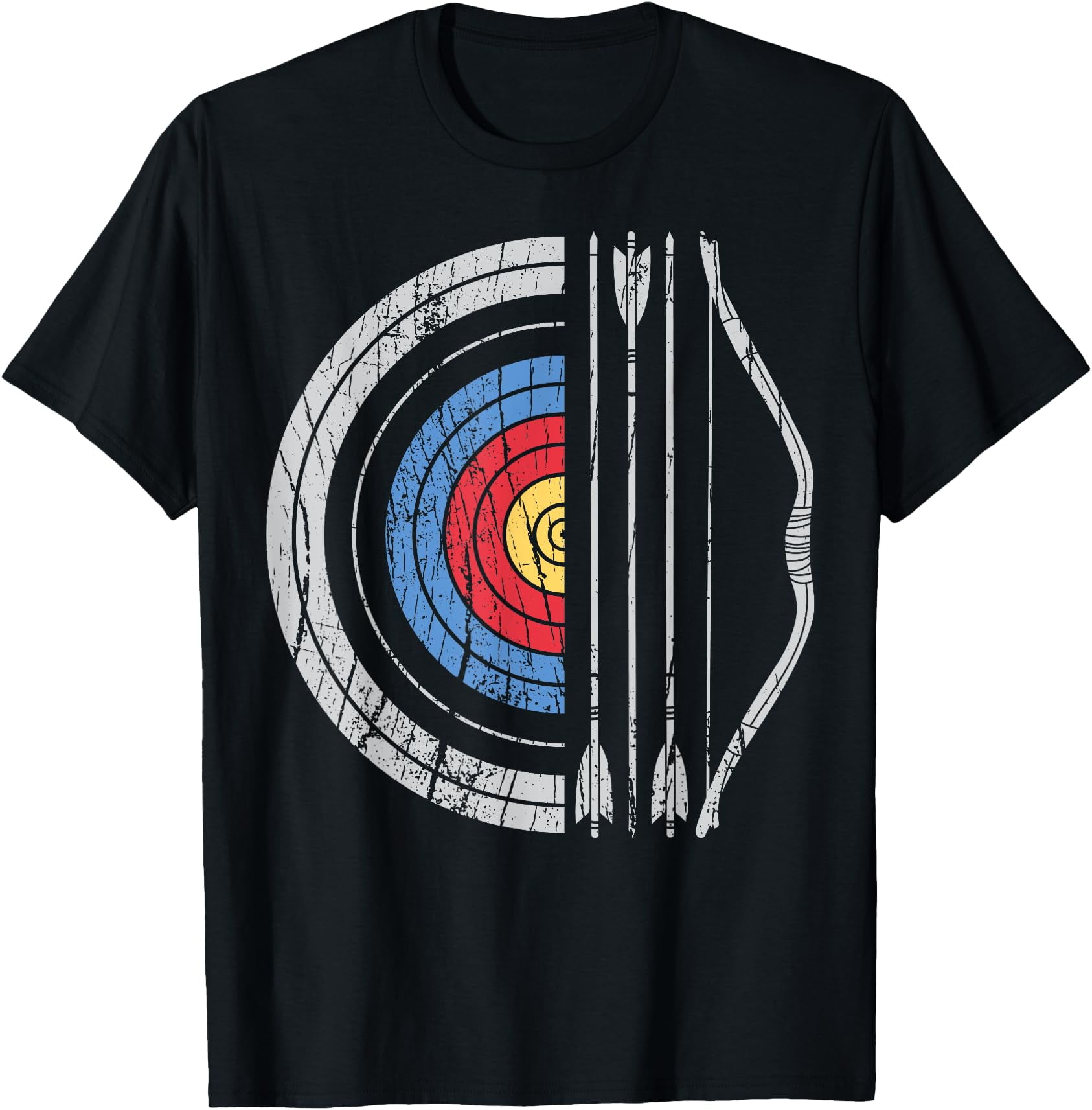 Archery Target Bow and Arrow Archer Retro Vintage Men Women T-Shirt ...