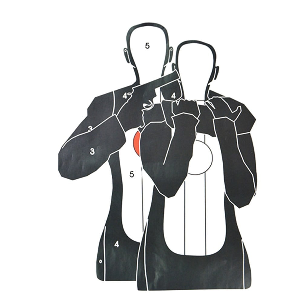 Archery Target Paper Zombie Skeleton Head Chest Ring Outdoor Sports ...