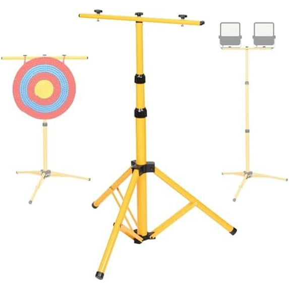 Archery Target Stand, Adjustable Foldable Metal Bow and Arrow Target ...