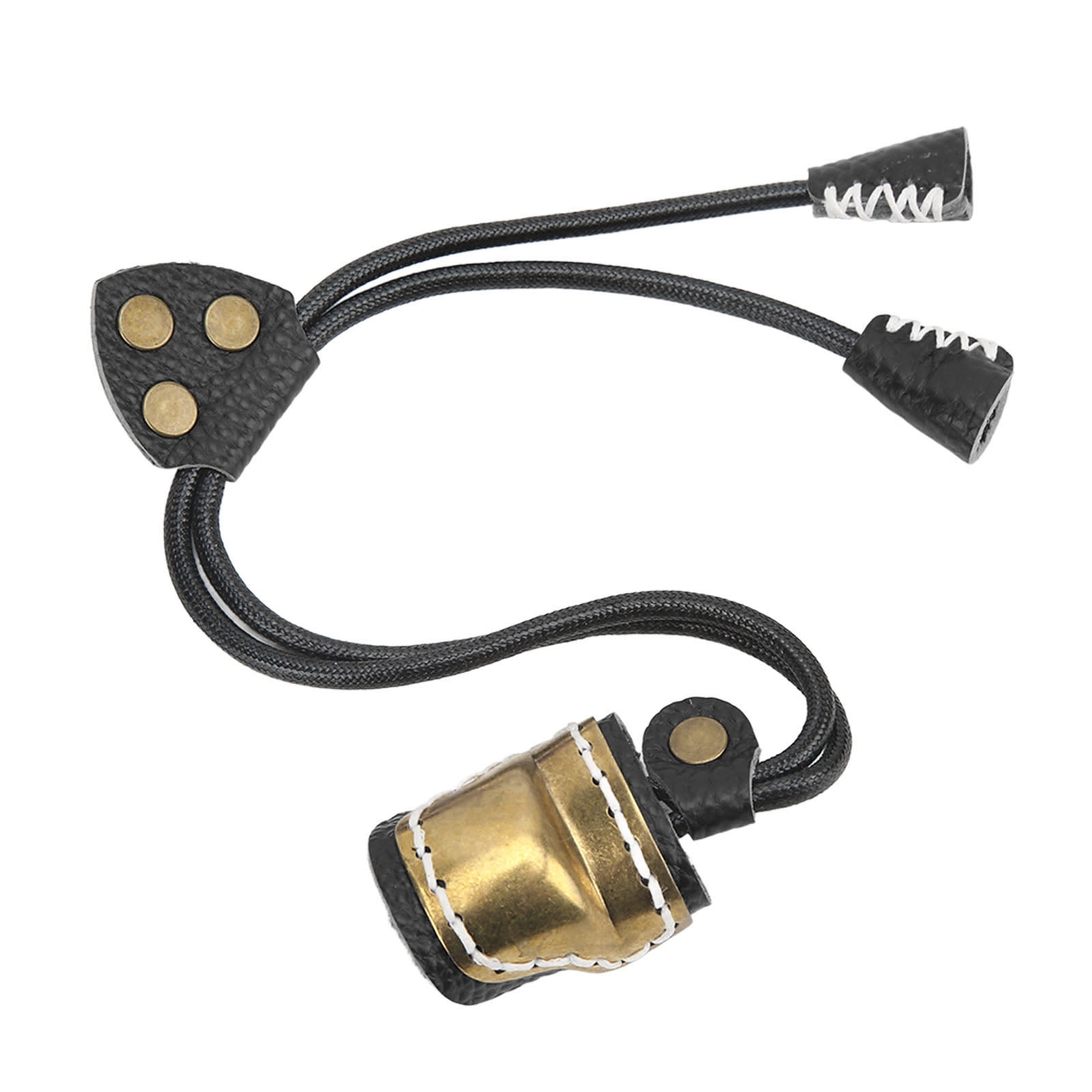 Archery Thumb Ring Brass Soft Leather Thumb Guard Ring Archery Finger ...