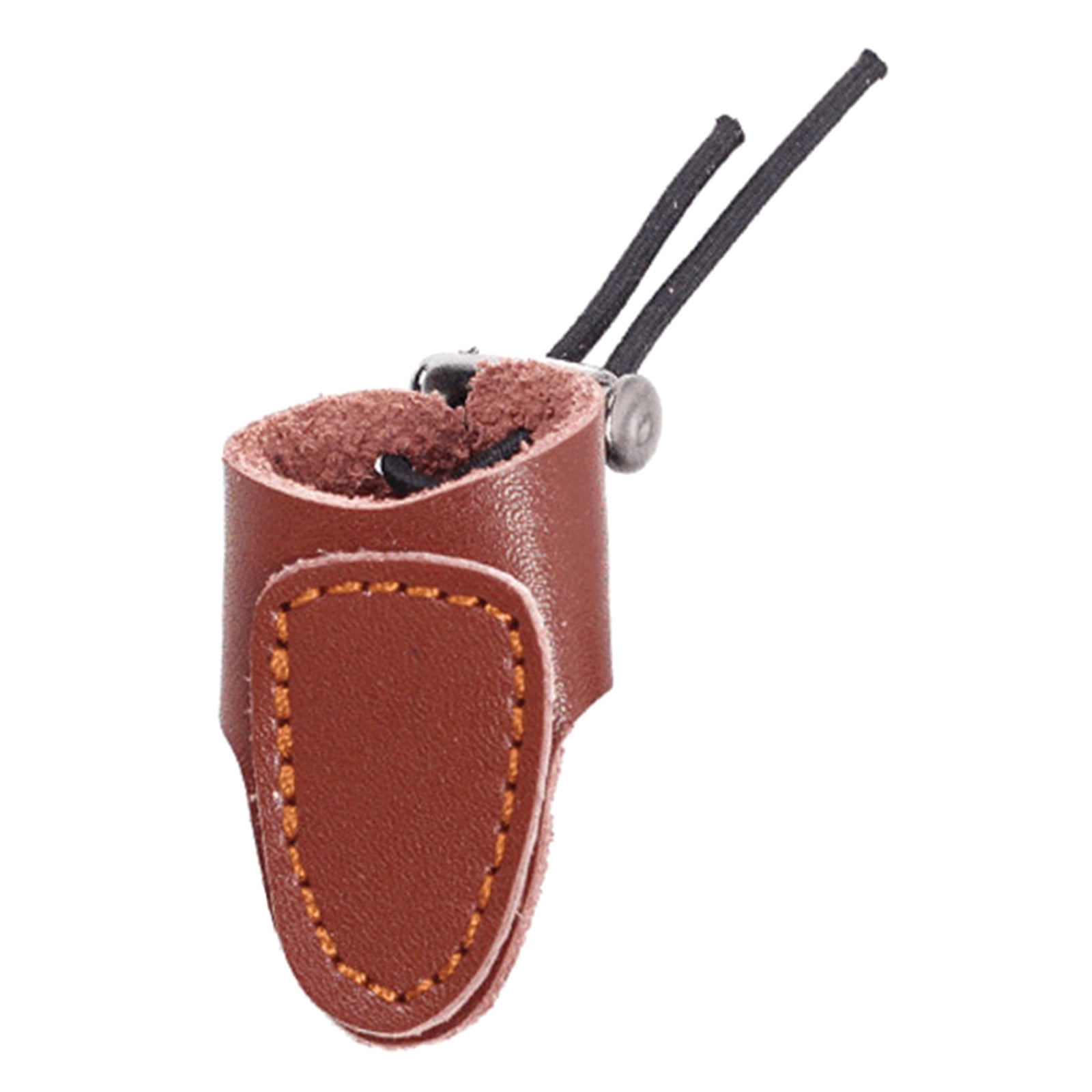 Archery Thumb Ring Leather Finger Pull String Protector Ring for ...
