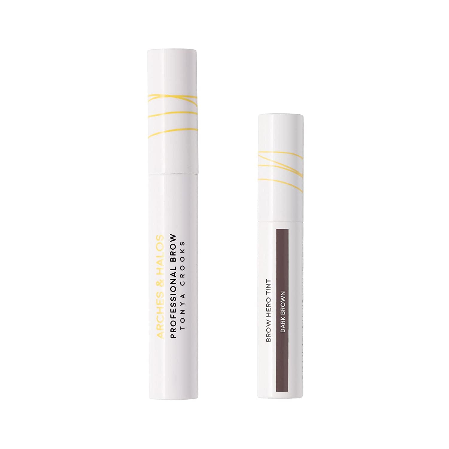 Arches & Halos New Brow Hero Tint Kit Dark Brown- 0.016 fl oz - Walmart.com