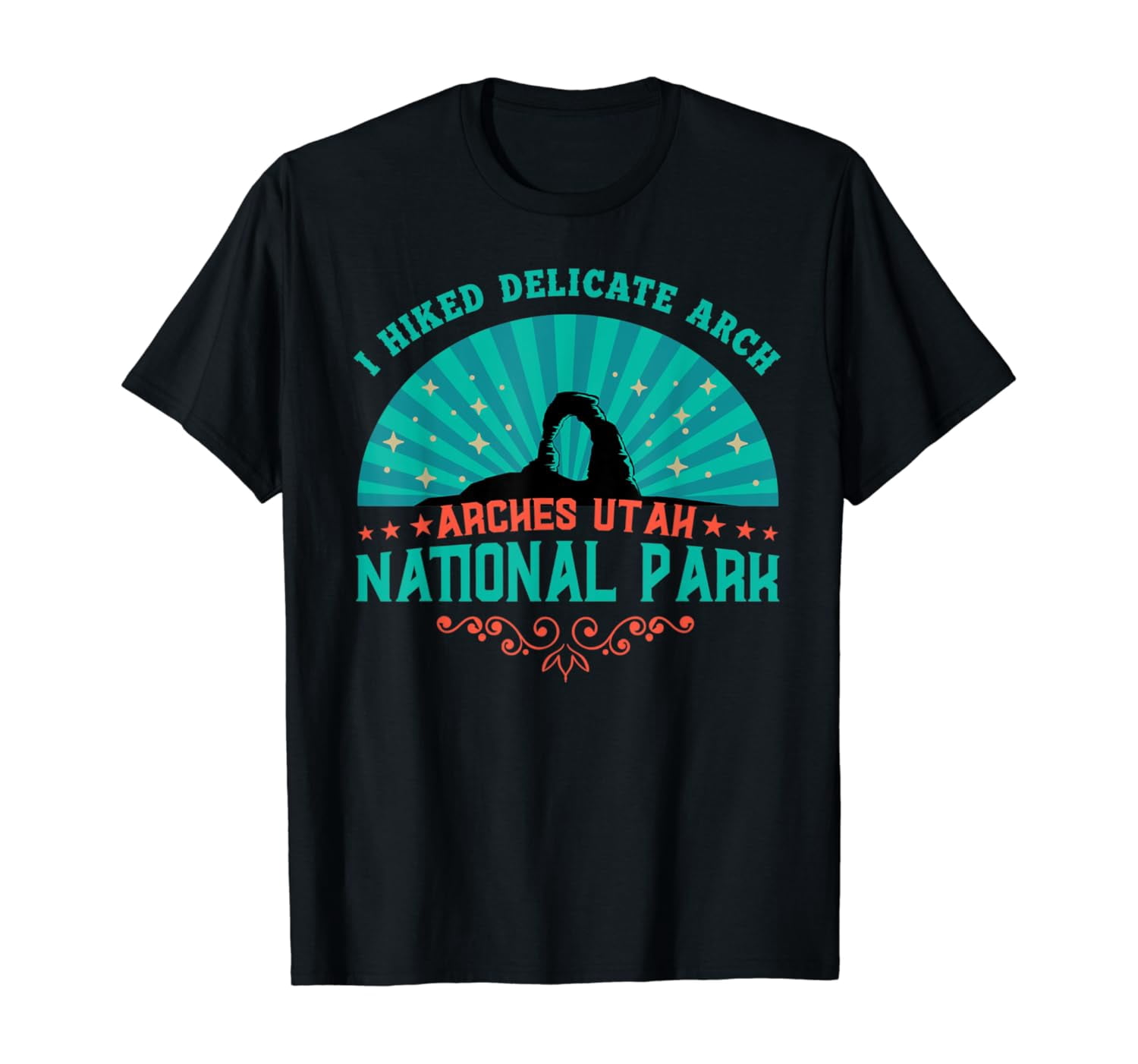 Arches In Utah With The Delicate Arch T Shirt - Walmart.com
