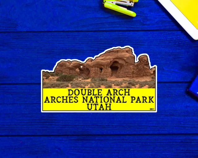 Arches National Park Utah Double Arch Sticker X Phone Decal Water ...