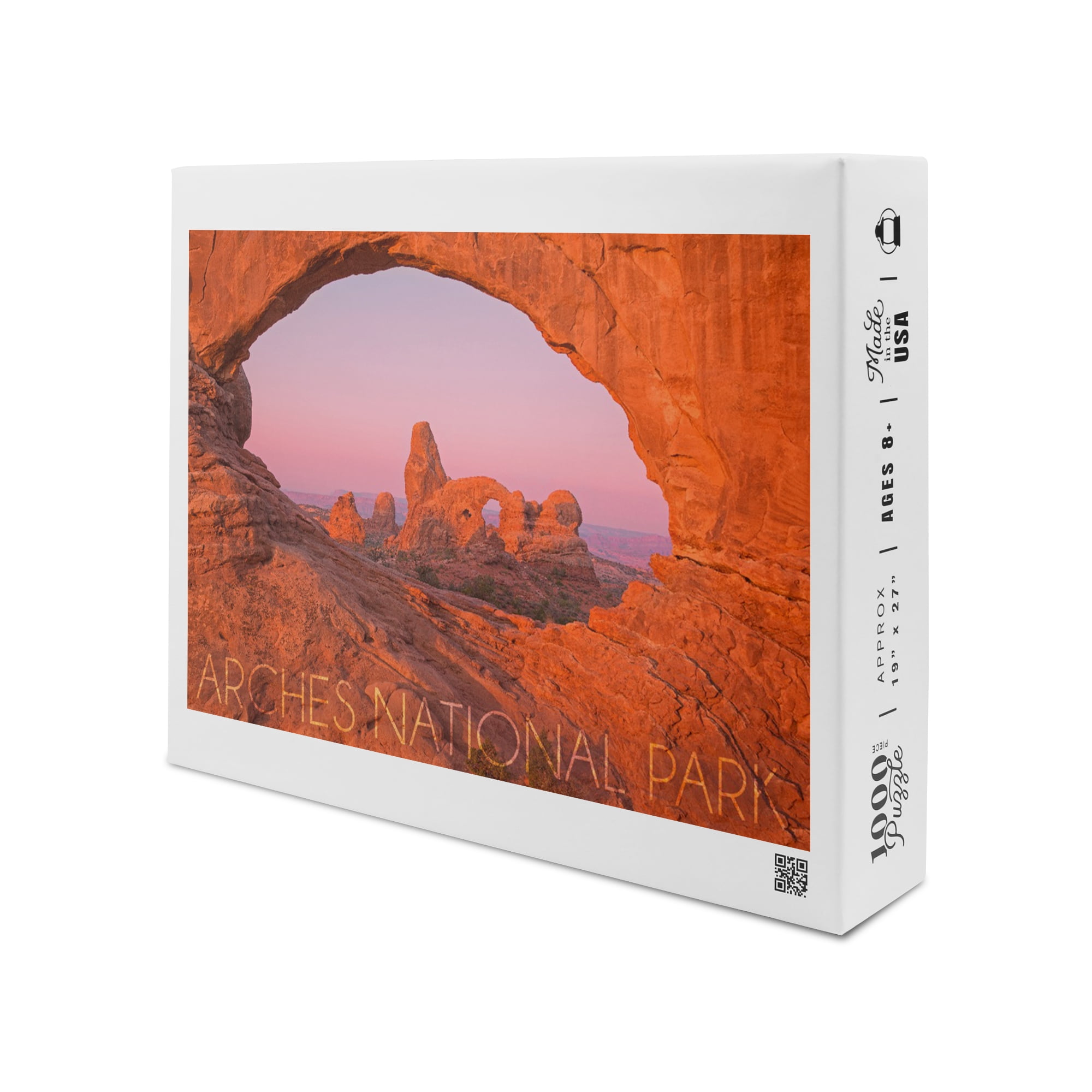 Arches National Park, Utah, Pink Sky (1000 Piece Puzzle, Size 19x27 ...