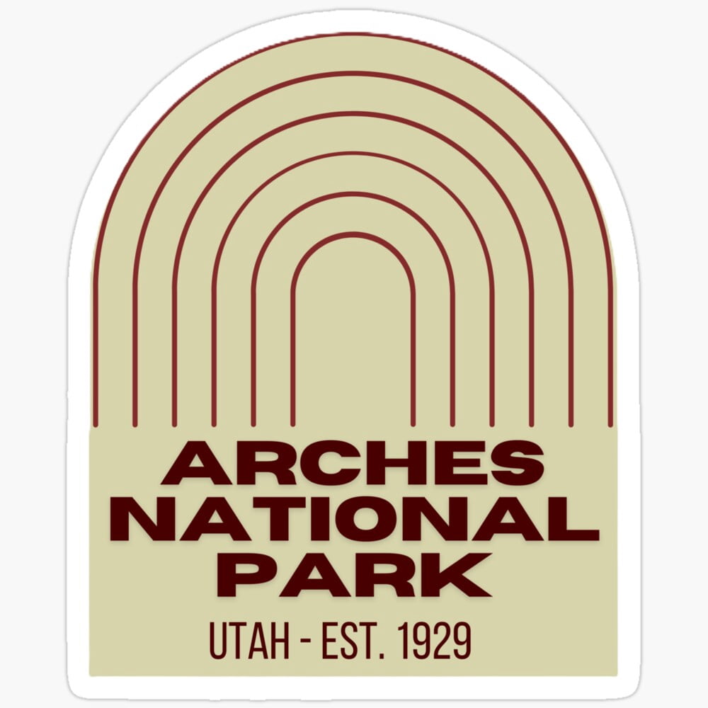 Arches National Park Utah Sticker Phone Decal Water Bottle Stickers Car ...