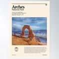 Arches National Park (Utah United States) Poster Wall Art Modern Wall ...