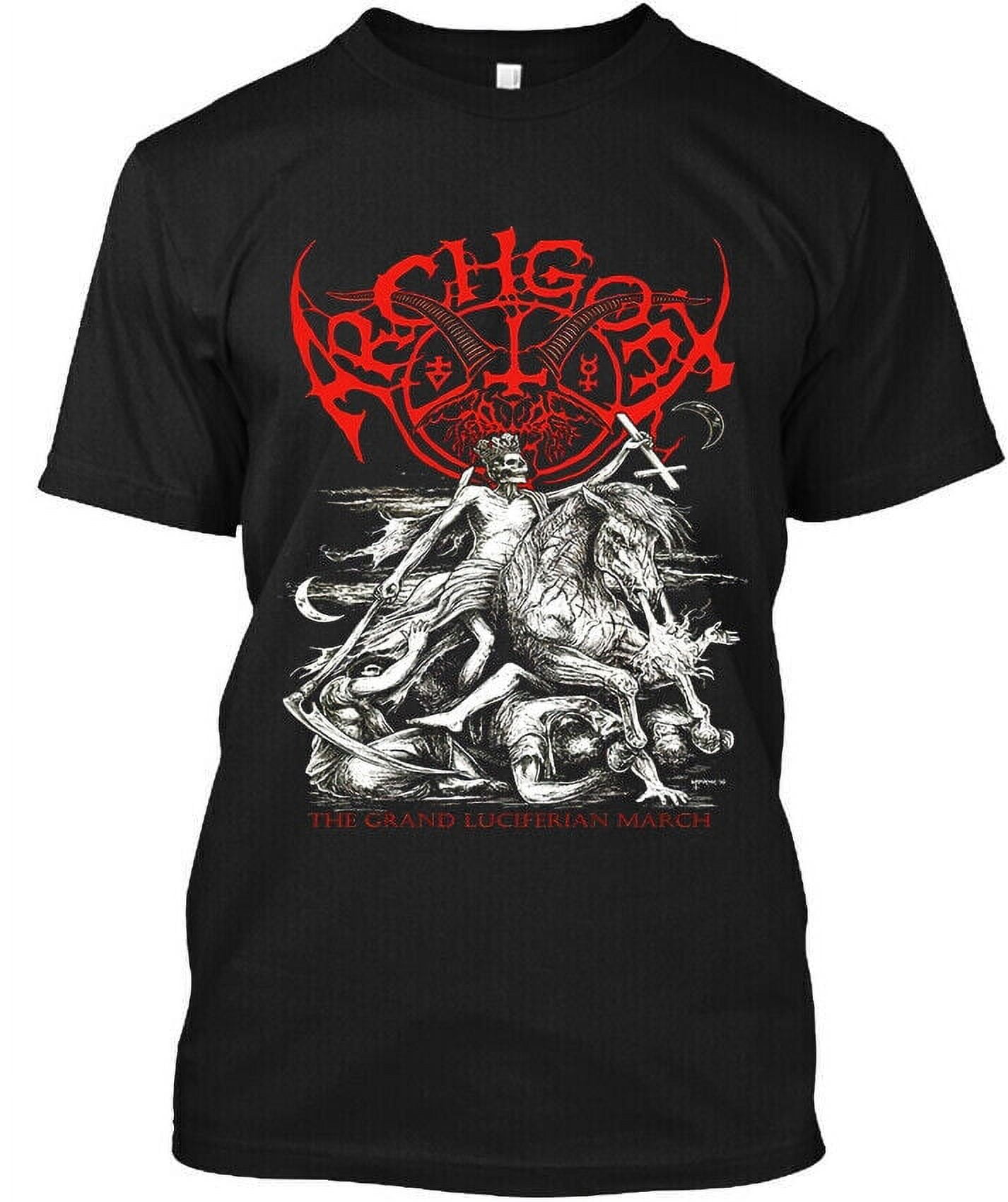 Archgoat The Grand Luciferian March Finnish Black Metal Band T-Shirt ...