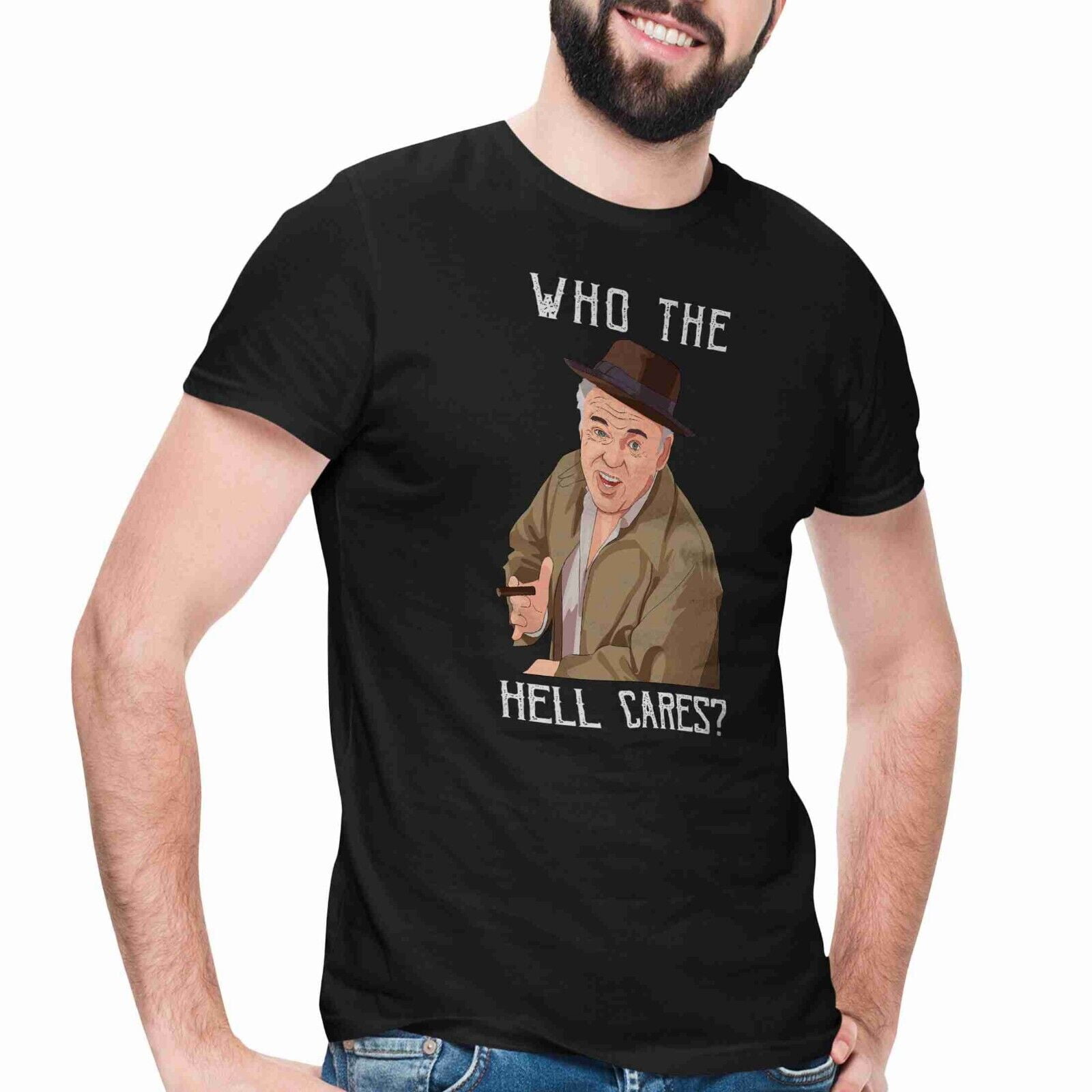 Archie Bunker All In The Family Who The Hell Cares Vintage Simple ...