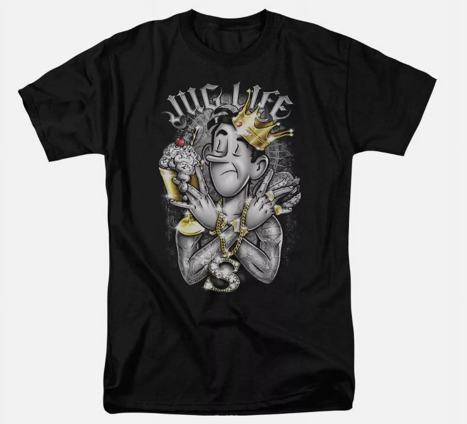 Archie Comics Jug Life T Shirt Licensed Comic Book Tee Black - Walmart.com