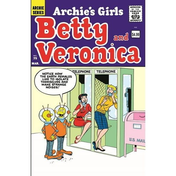 Archie Facsimile #7 Betty And Veronica #75 Cvr A Bob White Archie Comics Publications Comic Book ...