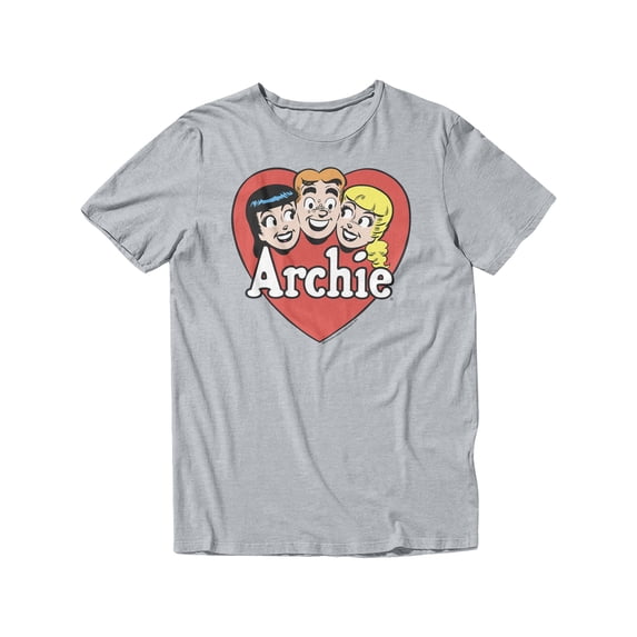 Archie In Love Graphic Short Sleeve T-Shirt for Men (Sport Grey, S-XXXL ...