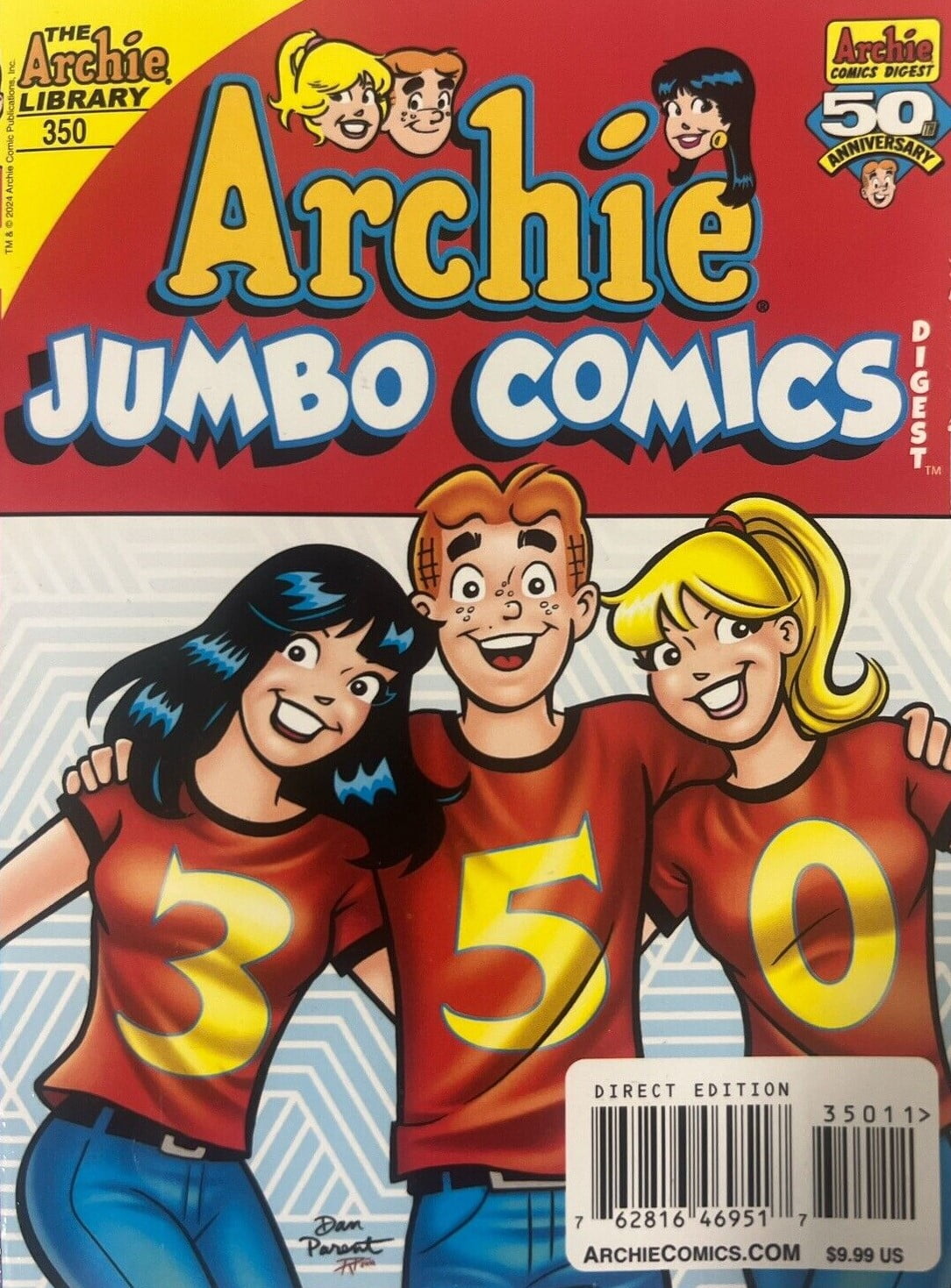 Archie (Jumbo Comics) Double Digest #350 VF ; Archie Comic Book ...