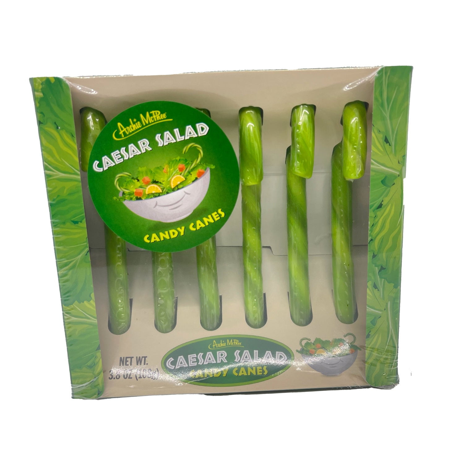 Archie McPhee Caesar Salad Flavored Candy Canes - Walmart.com