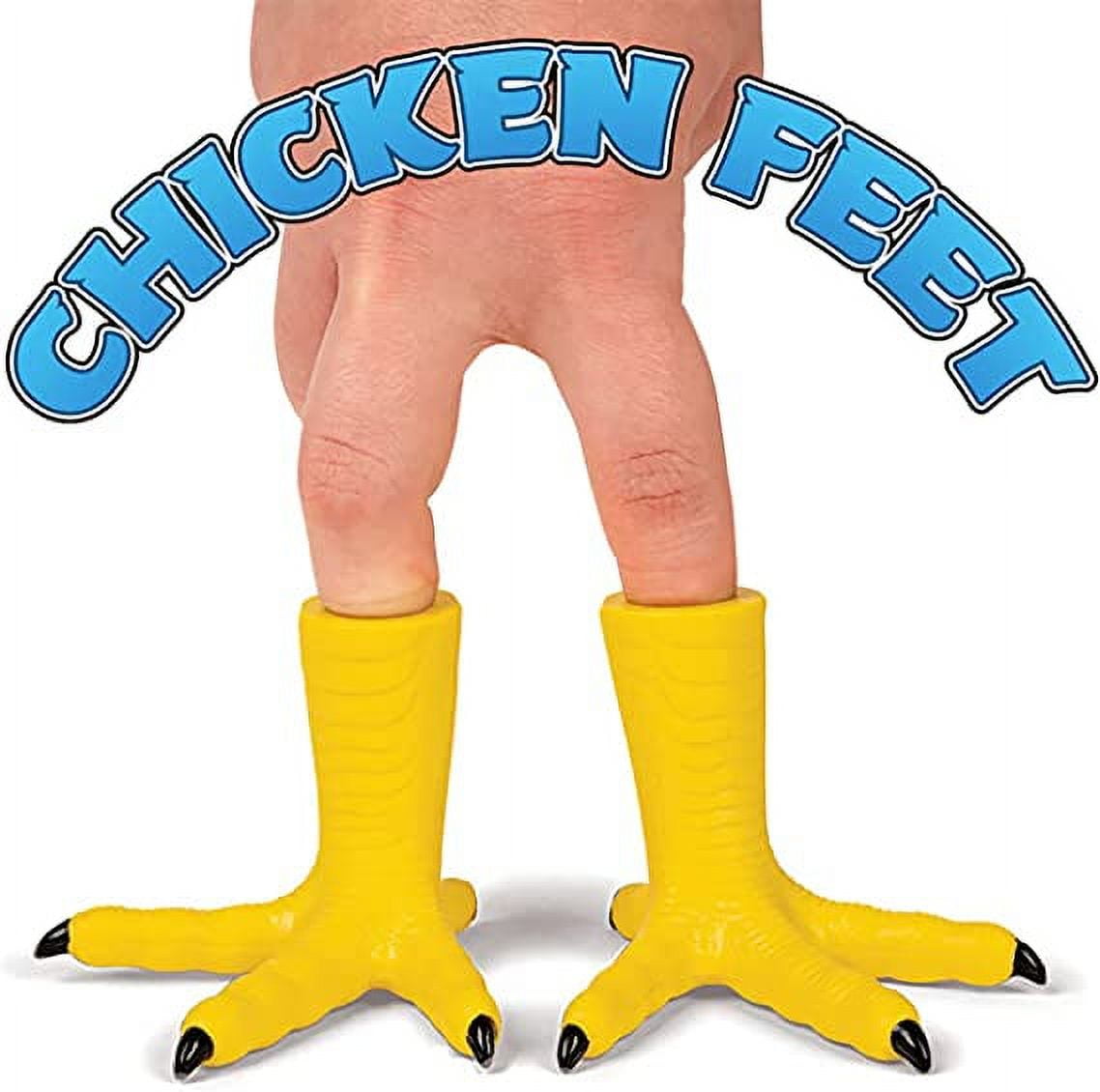 Archie McPhee Chicken Feet Finger Puppets (Set of 2) - Walmart.com
