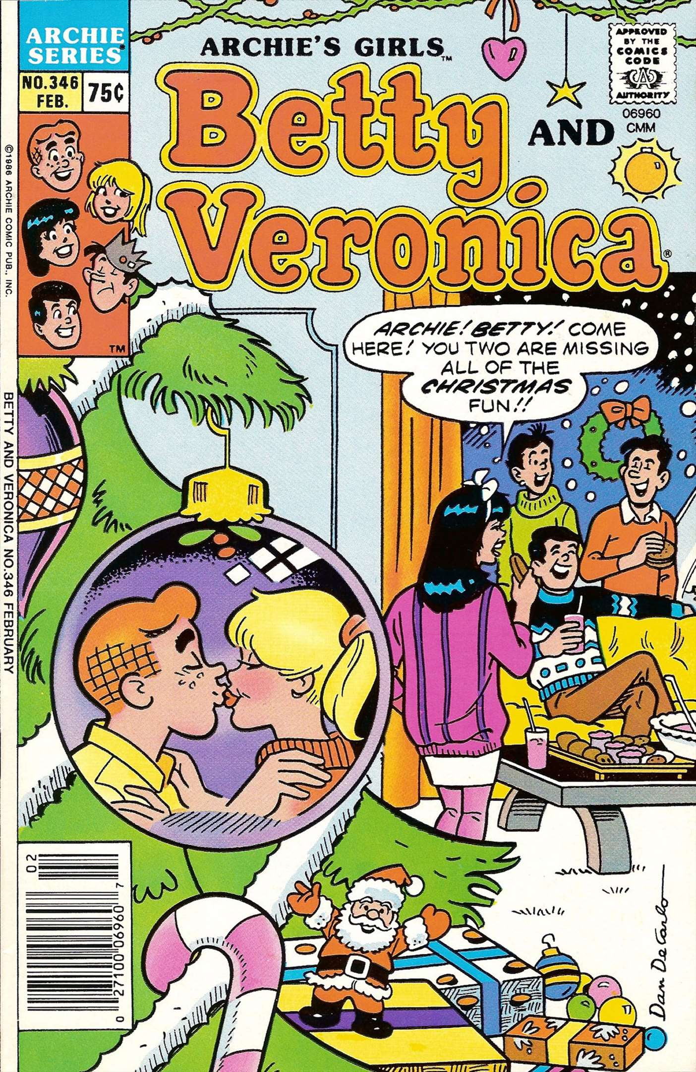 Archie's Girls Betty And Veronica #346 VF ; Archie Comic Book - Walmart.com