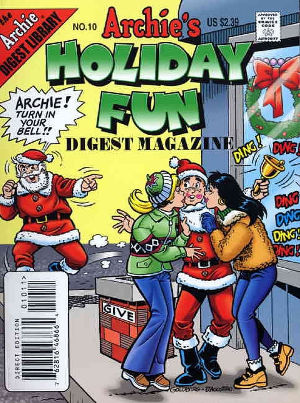 Archie's Holiday Fun Digest Magazine #10 VF ; Archie Comic Book ...