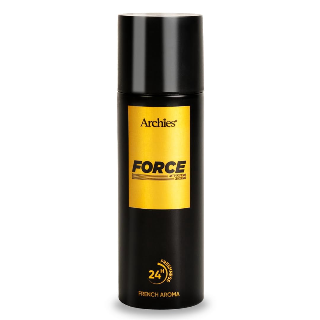 Archies Force French Aroma Antiperspirant Deodorant For Men 200ml, 6.7 ...