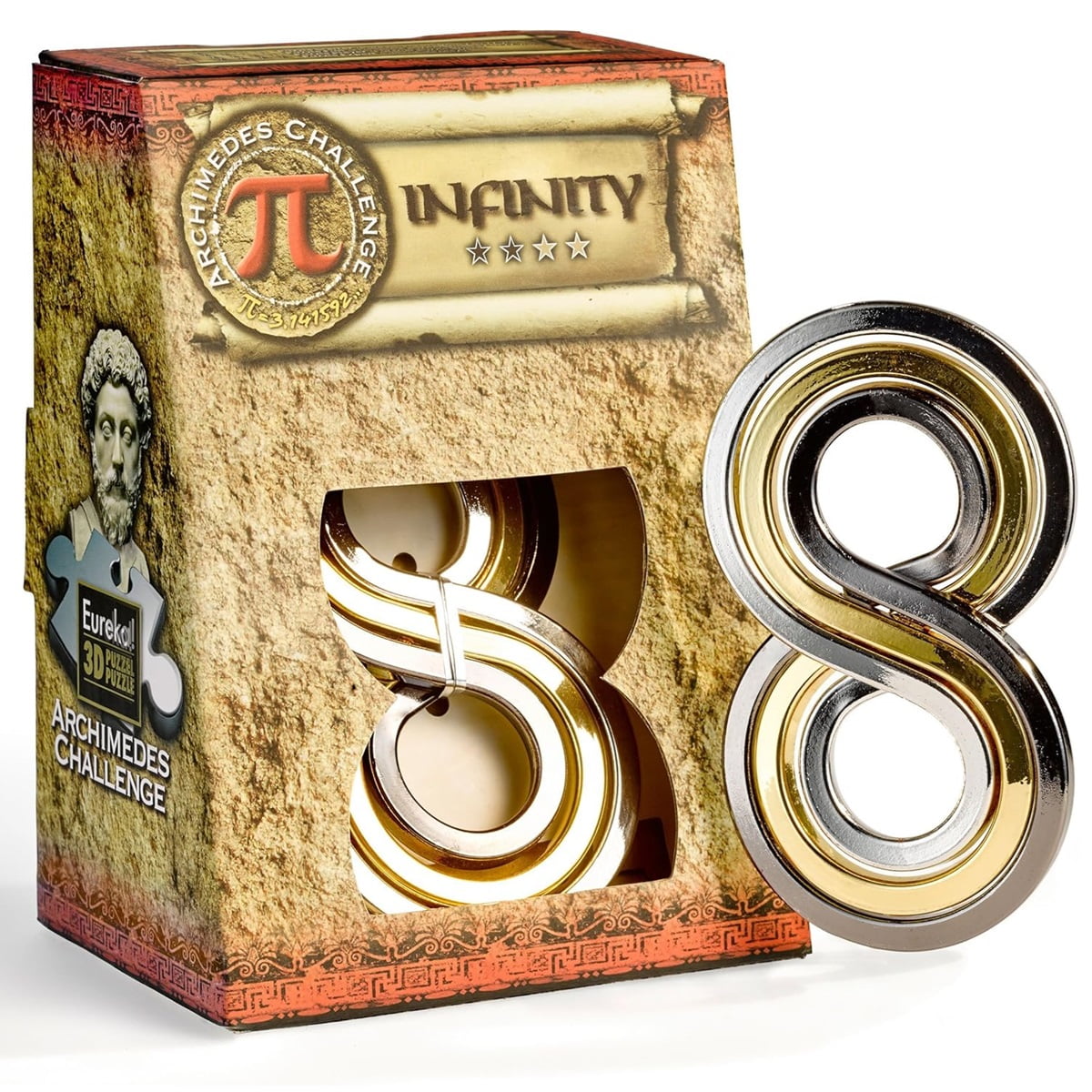 Archimedes Infinity IQ Brain Teaser Metal Puzzle - Walmart.com