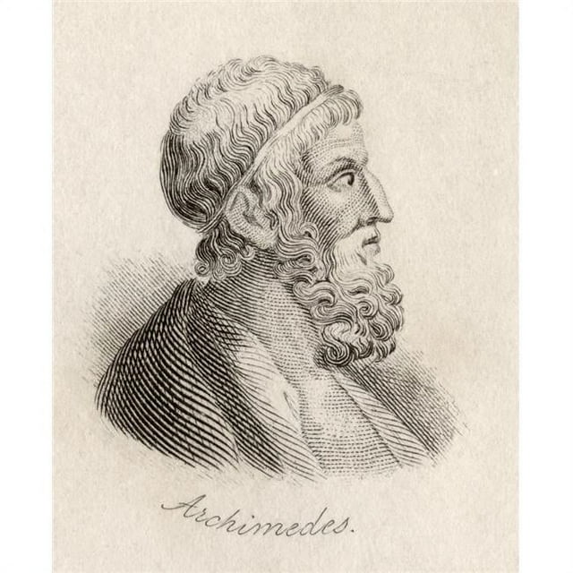 Archimedes of Syracuse Sicily 287Bc-212Bc Mathematician. Engraved by J ...