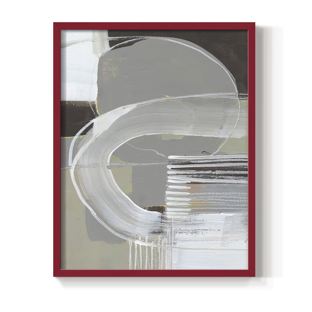 Arching Neutrals II in Paper Solid Wood 8 x 10 Framed Print - Walmart.com
