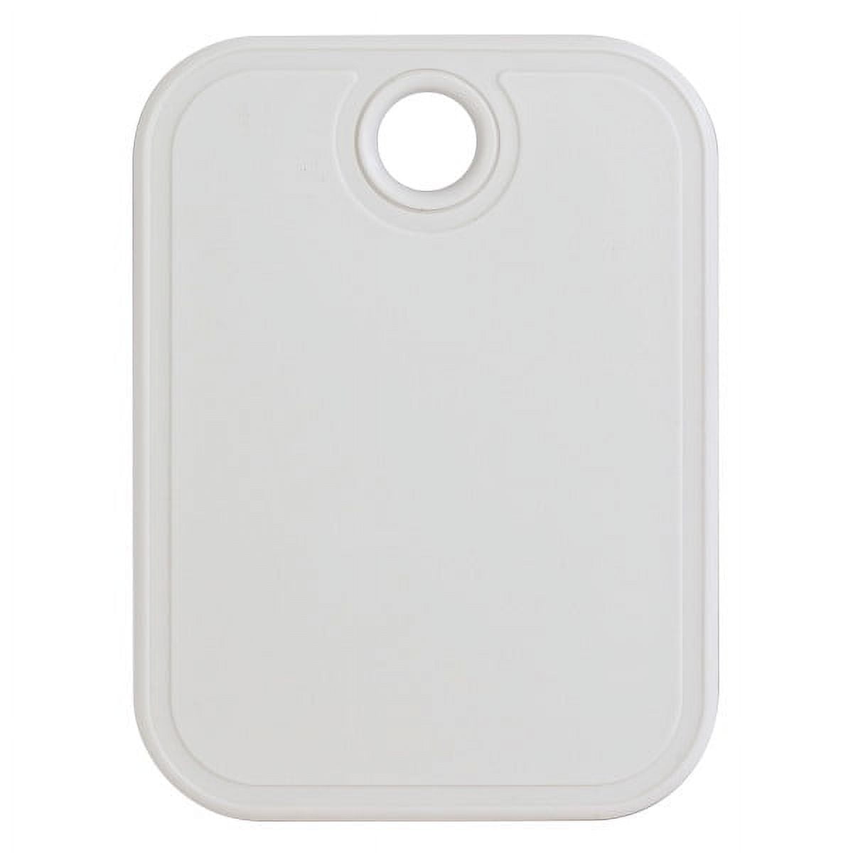 Architec Poly-Gripper Small Kitchen Cutting Board 5X7, White, Non-Slip ...