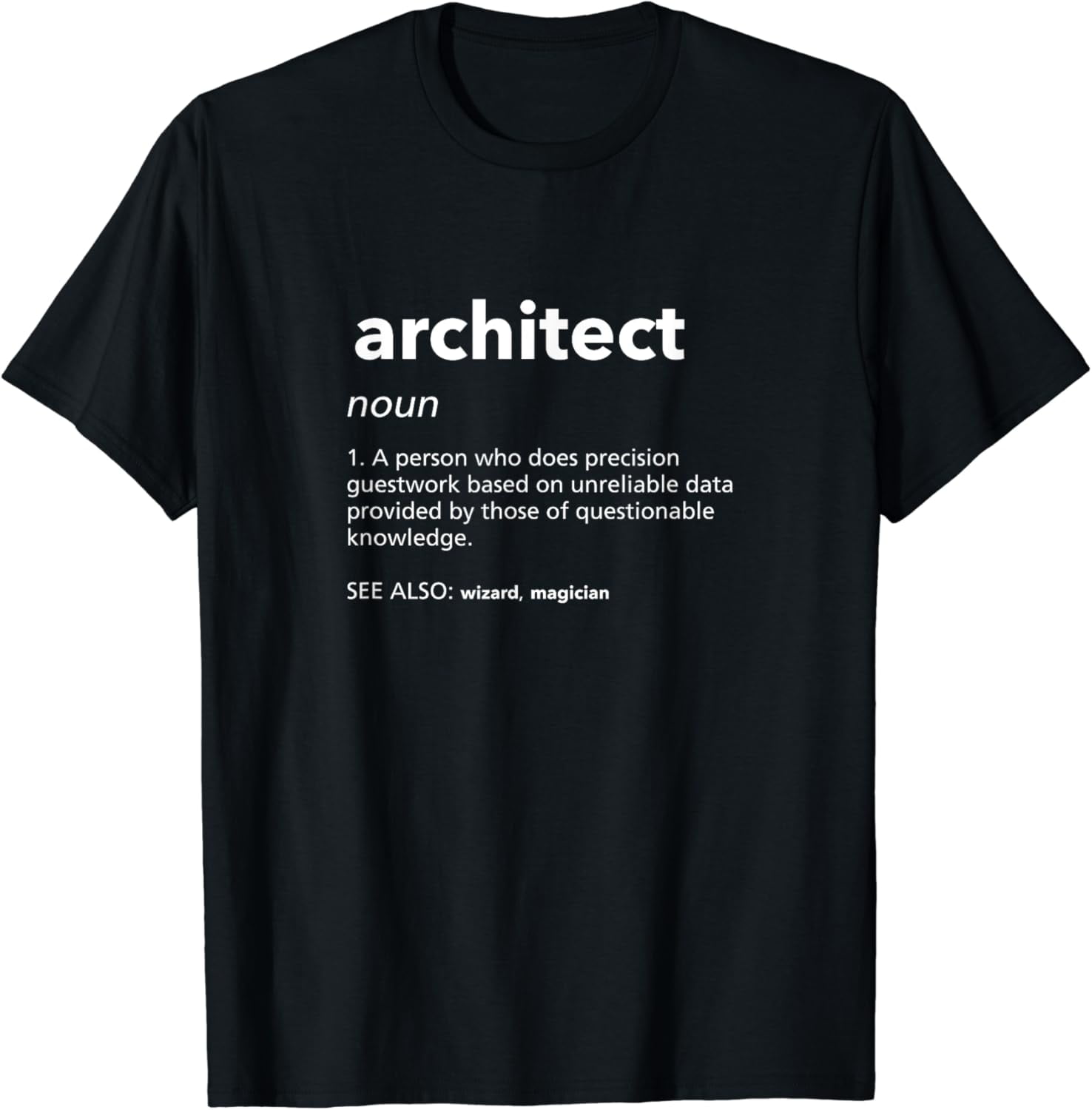 Architect Definition Funny Architecture Humor Urban Planner T-Shirt ...
