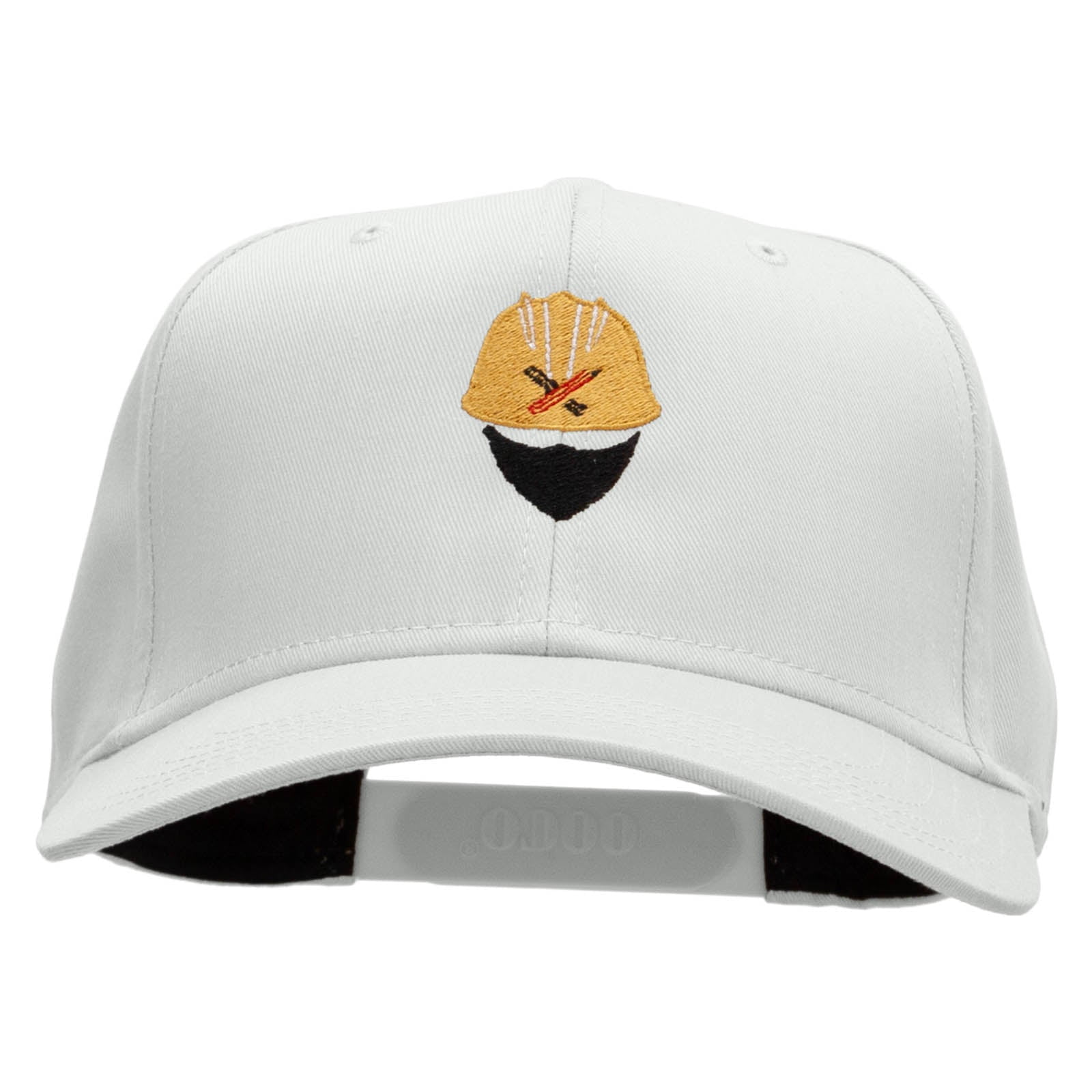 Architect Embroidered Solid Cotton Twill Pro Style Cap - White OSFM ...