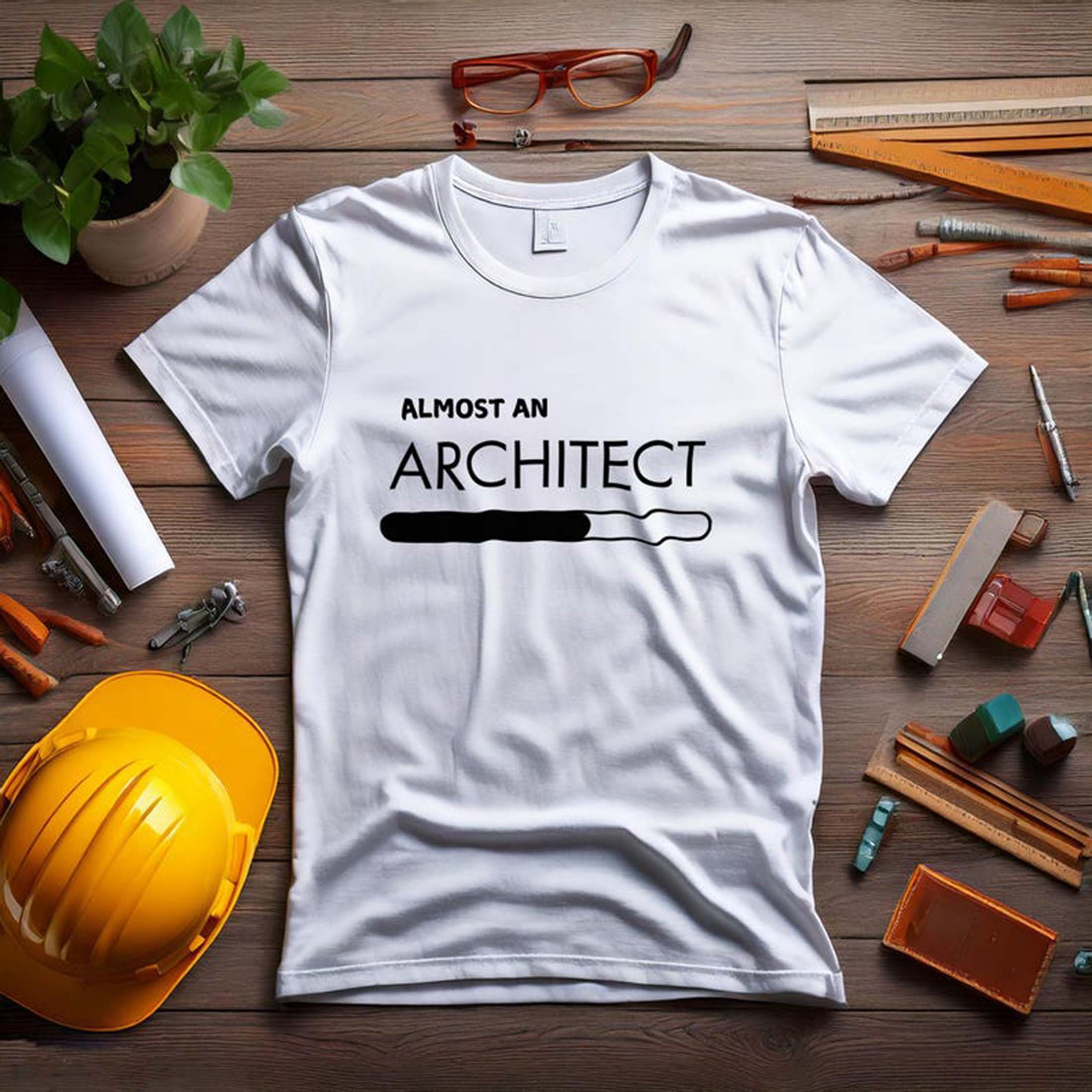 Architect Loading Bar Unisex Tee Shirt - Graphic Architecture Tshirt ...