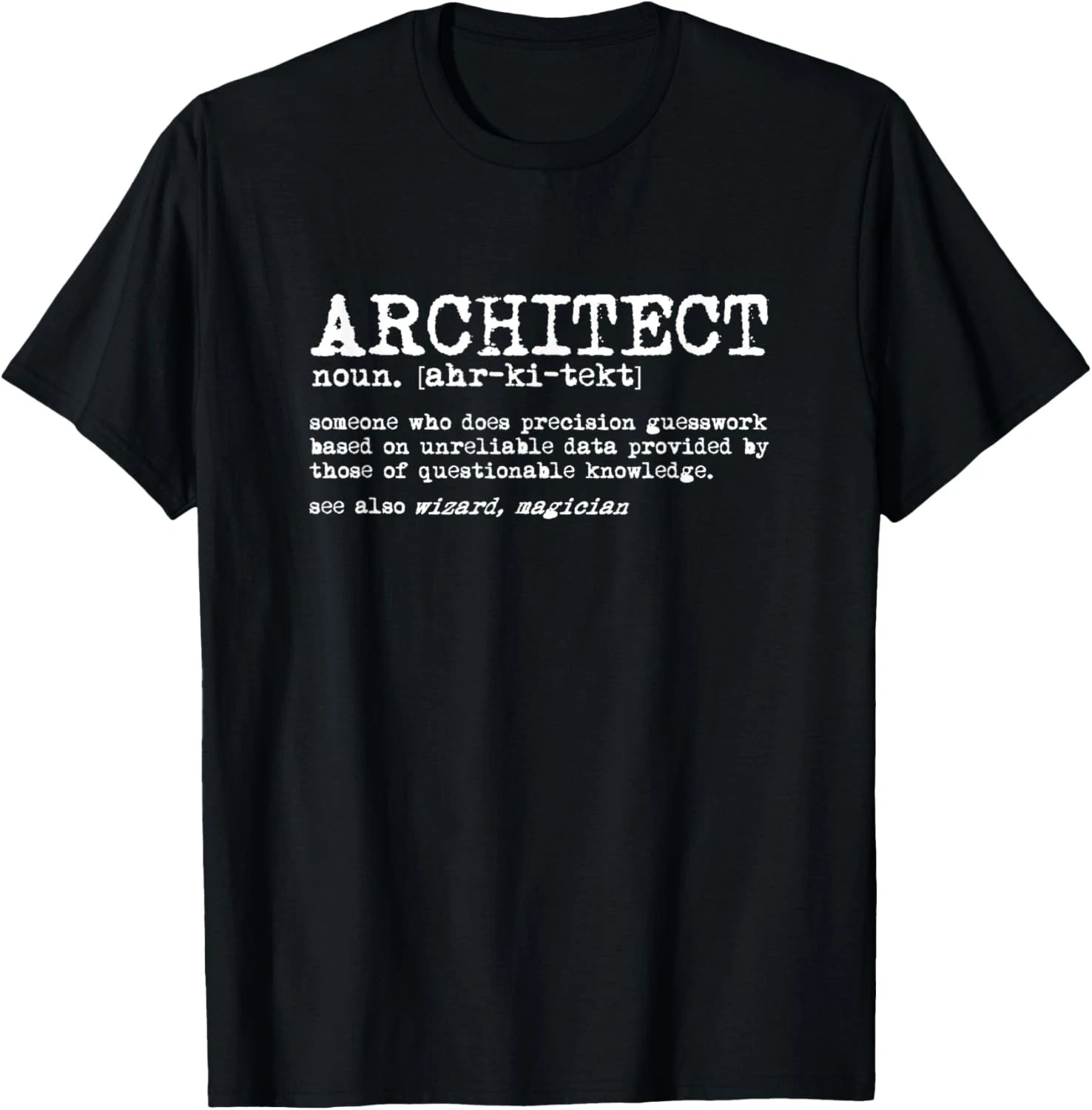 Architect Meaning Career Line Clever Workplace Identity Unisex T-Shirt ...