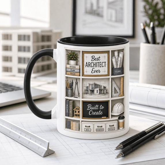 Architect Mug 3D Effect Best Architect Ever Gift for Designers ...