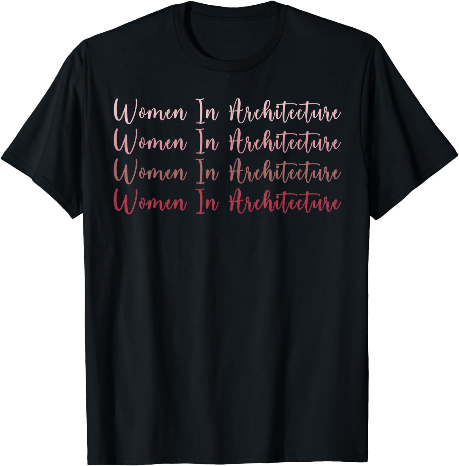 Architect Women In Architecture Architects T-Shirt Black Medium ...