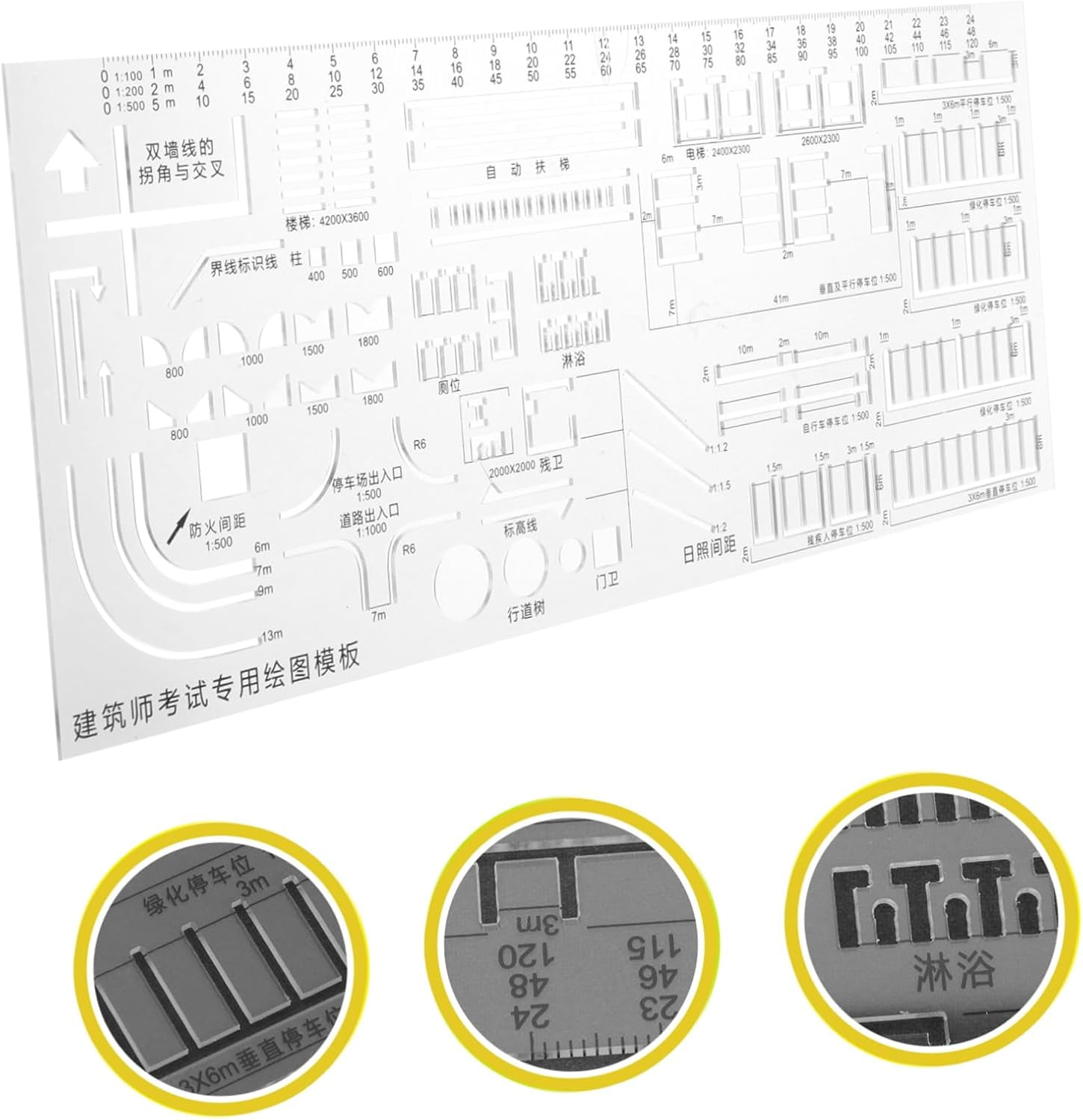 Architectural Drawing Ruler Circle Ruler Circle Templates For Drafting ...