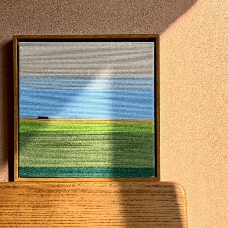 Architectural Landscape Morandi Color Living Room Decoration Painting ...