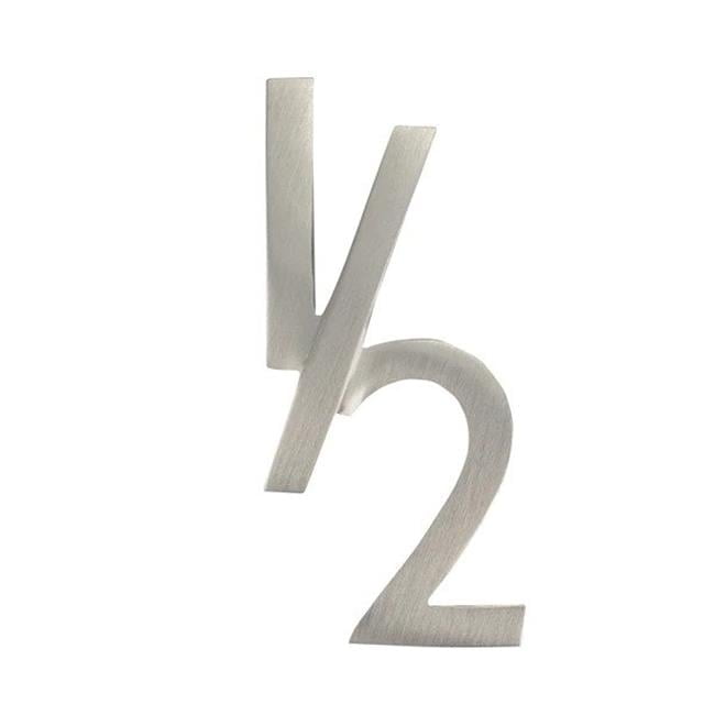 Architectural Mailboxes 3582SN-HALF 4 in. Floating House Number - Half ...