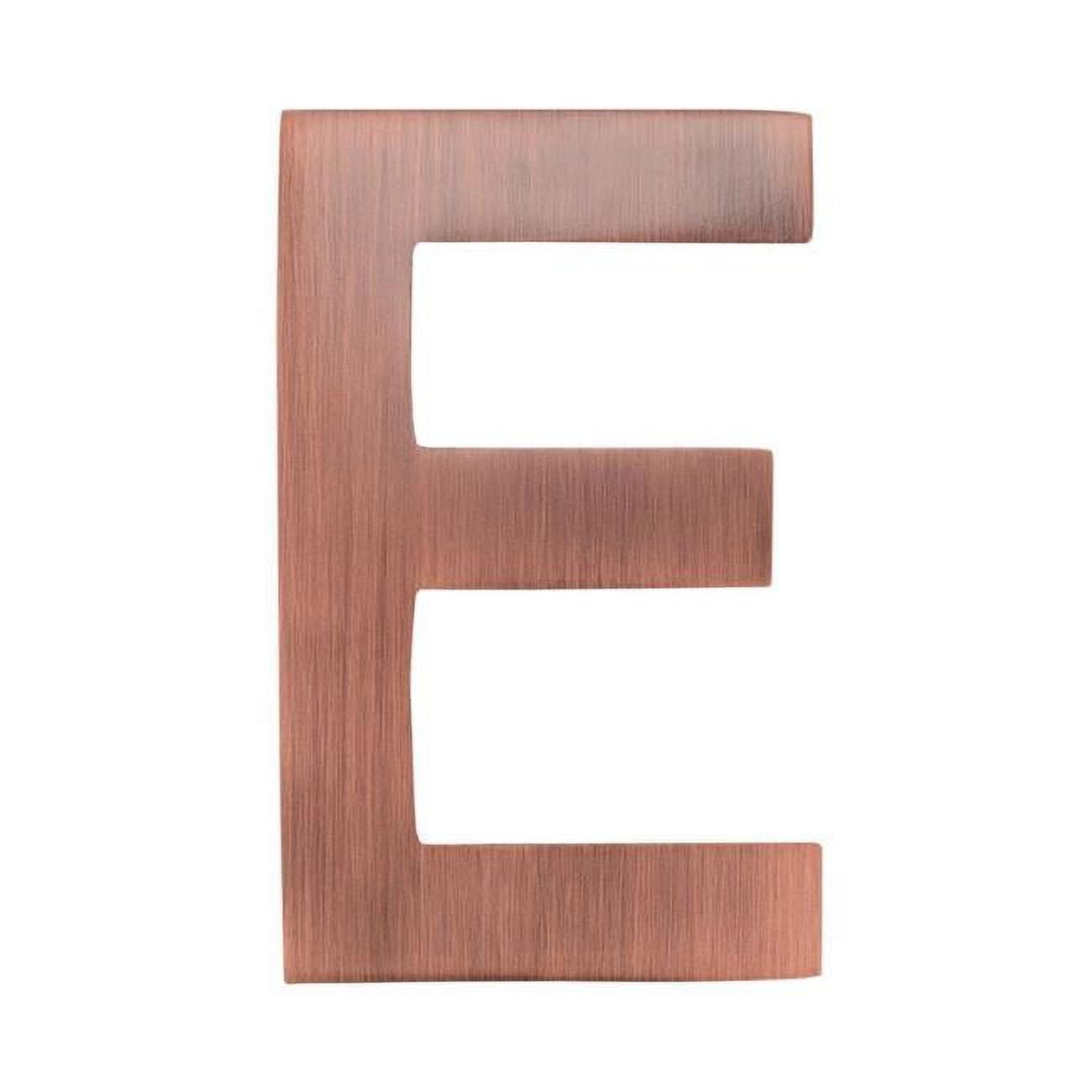 Architectural Mailboxes 3582AC-E 4 in. Brass Floating House Letter E ...