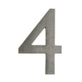 Architectural Mailboxes 4" Brass Floating House-Number 4 - Walmart.com