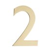 Architectural Mailboxes 4" Brass Floating House-Number 4 - Walmart.com