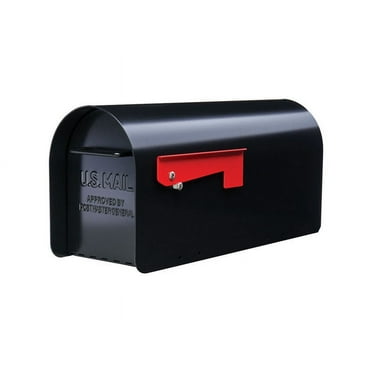 Gibraltar Mailboxes Large Heavy Duty Metal Outback Double Door Post ...