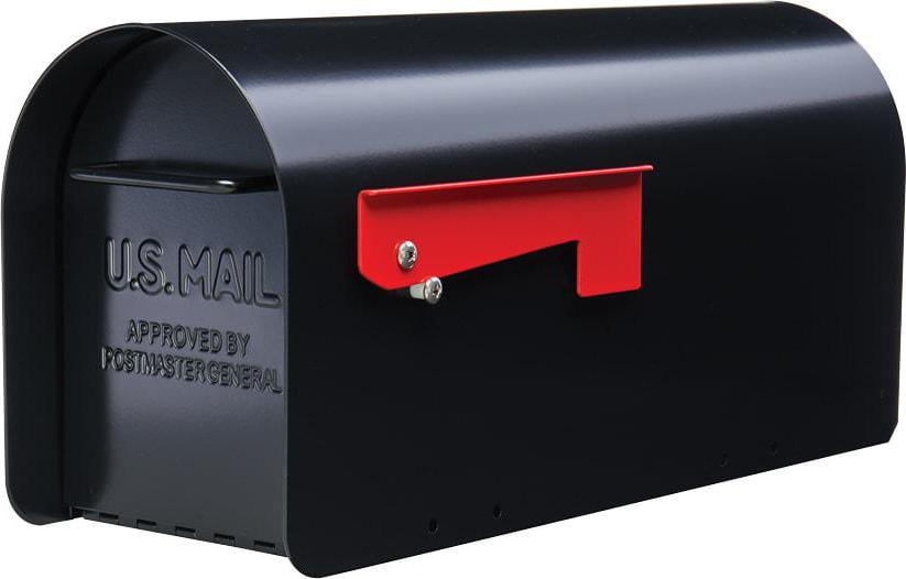 Architectural Mailboxes Ironside Metal Standard Mailbox Black - Walmart.com
