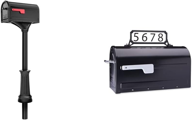 Architectural Mailboxes Mailbox and Premium Steel Post Combo with ...