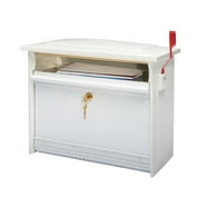 Step2 Atherton Reserve White Lockable Package Storage Mailbox, Plastic ...